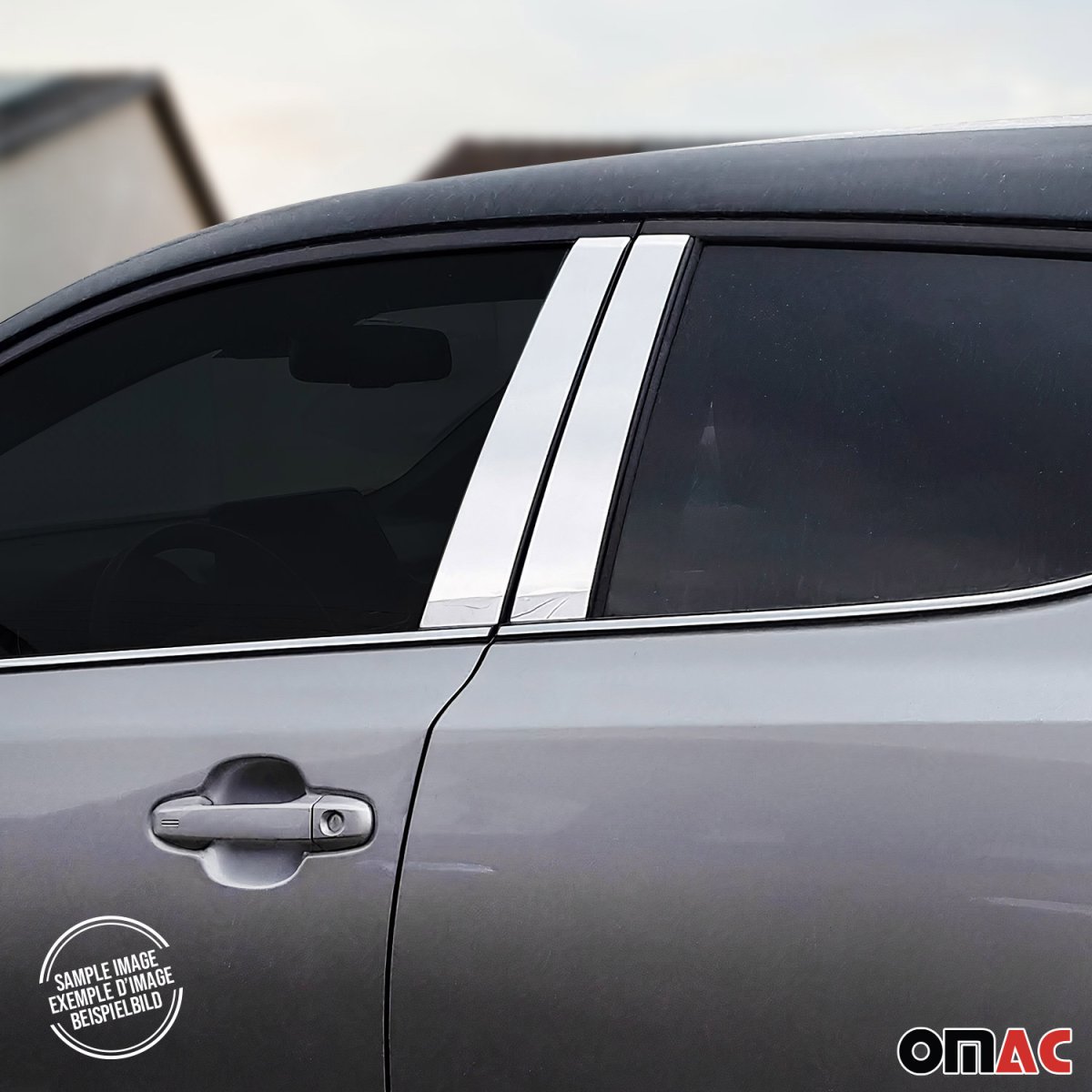 Mini Cooper Countryman R60 Pillar Trims - Omac USA - S.Steel - Gloss ...
