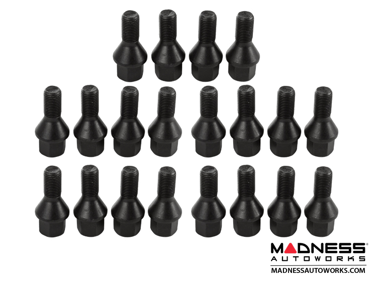 MINI Cooper Lug Bolt Set by Farad - Set of 20 - M14x1.25 - 60° Cone ...